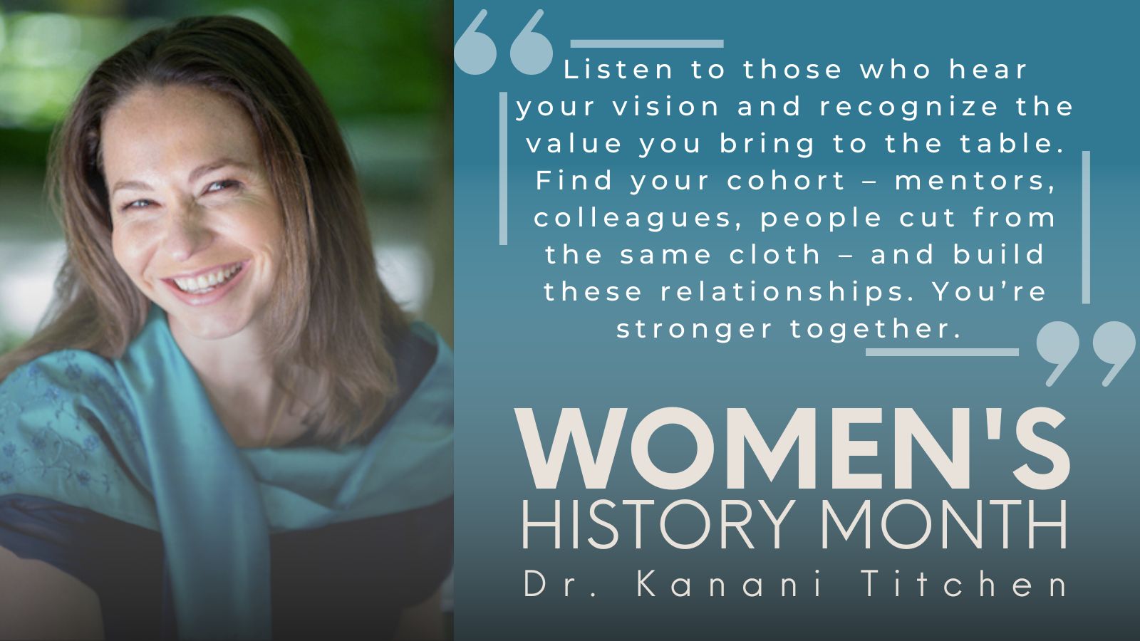 AAP-CA3’s Inspiring Women Feature on Dr. Kanani Titchen – American ...
